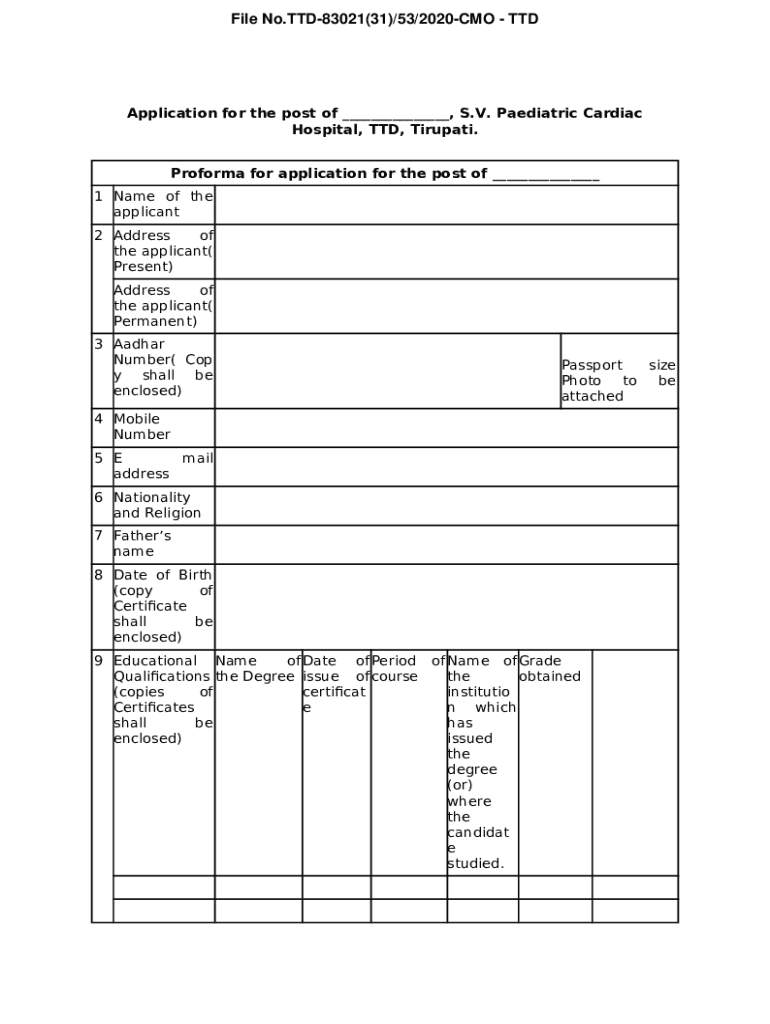 Fillable Online TTD-Recruitment-Application-Form-2021.pdf - AP Careers ...