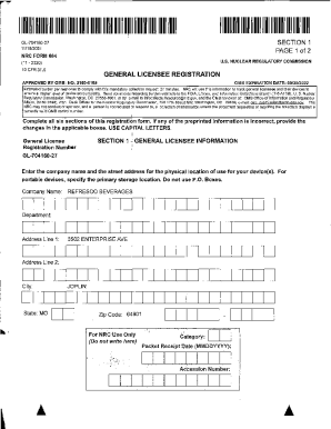 Fillable Online GL Annual Registration Form from Refresco Beverages Fax ...