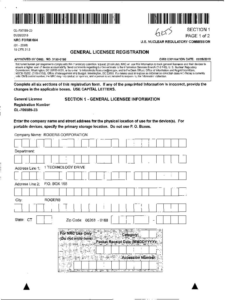 Fillable Online GL Registration from Rogers Corp. Fax Email Print - pdfFiller