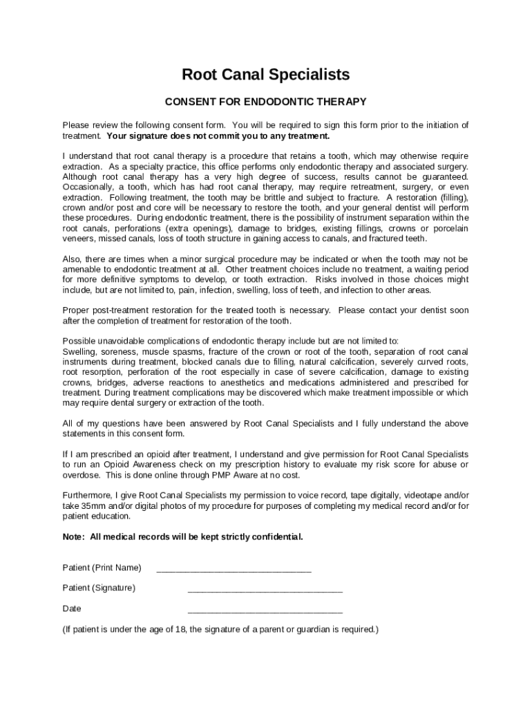 spal.comconsent-dental-treatmentRoot Canal Treatment (Endodontic ...