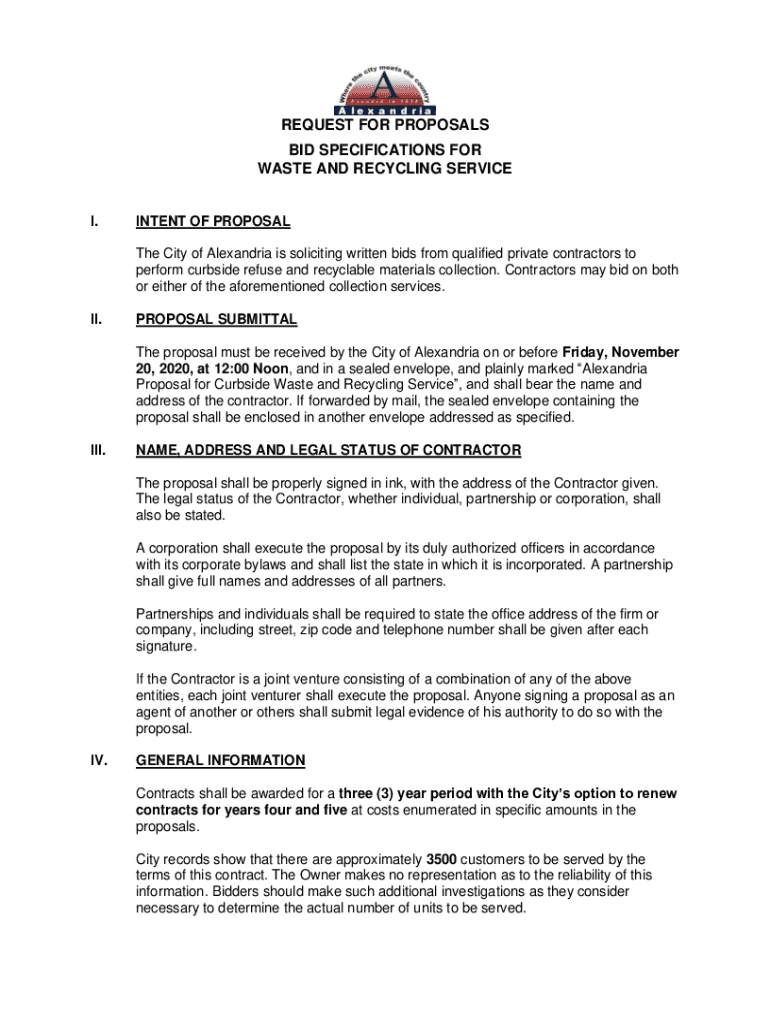 Fillable Online Request for Proposals (RFP) - Hazardous Waste ...