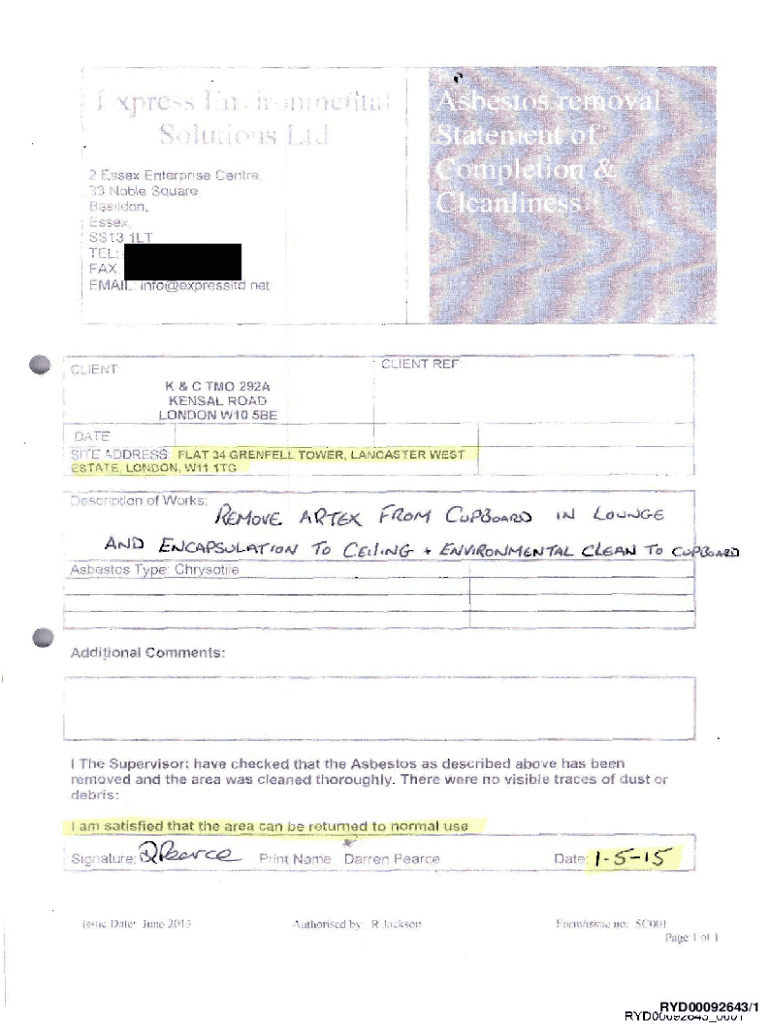 Fillable Online assets.grenfelltowerinquiry.org.uk GTI - Phase 1GRENFELL TOWER INQUIRY: PHASE 1 ...