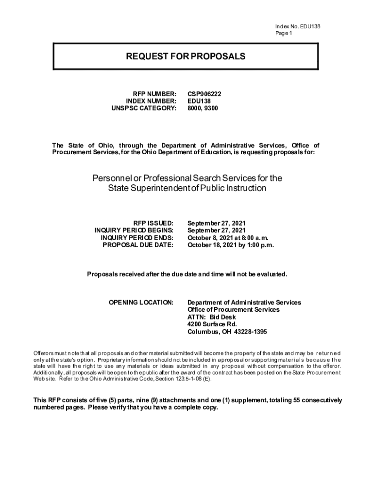 Fillable Online procure ohio procure.ohio.govstaticpdfPersonnel or ...