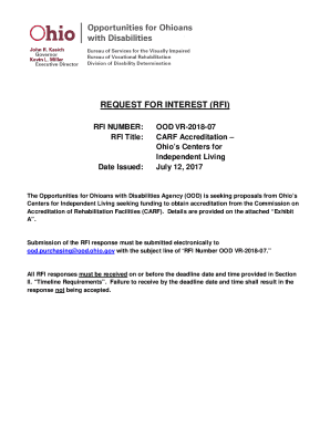 Fillable Online procure ohio REQUEST FOR INTEREST (RFI) - State of Ohio ...