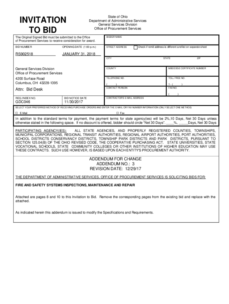 Fillable Online procure ohio SECTION 125 Fax Email Print - pdfFiller