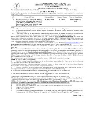 Fillable Online Tender Notice/19-20/159 Fax Email Print - pdfFiller