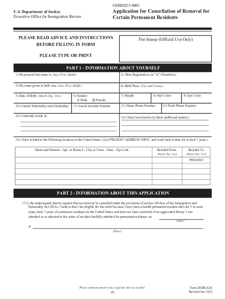 Fillable Online forms.justia.comofficial-federal-formsusJustia :: Application For Cancellation ...