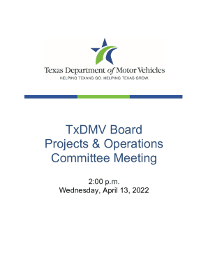 Fillable Online TxDMV Board Fax Email Print - pdfFiller