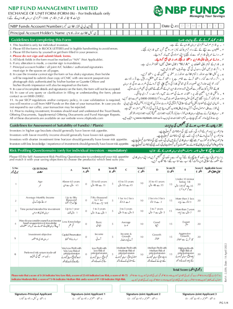 Fillable Online Form06 14-April-2022 Combine Exchange Unit Form Fax Email Print - pdfFiller