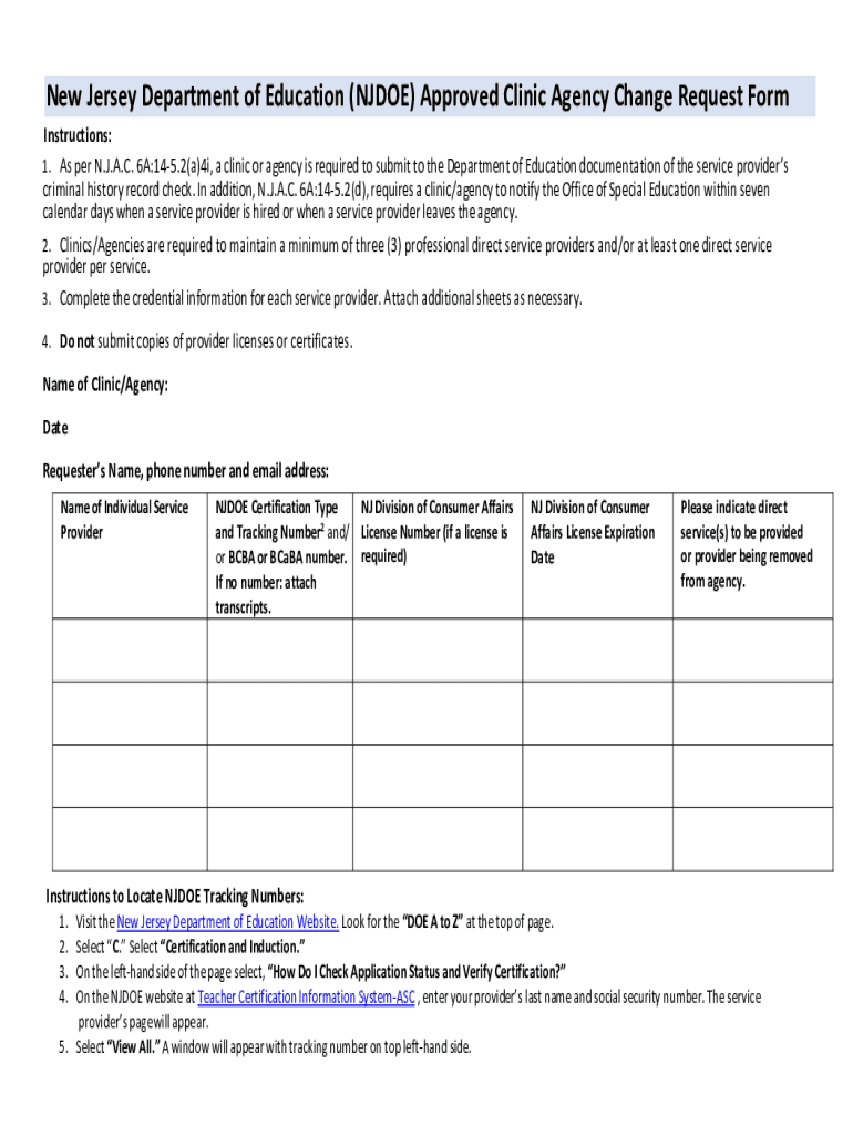 Fillable Online Forms & Templates - Government of New Jersey Fax Email ...