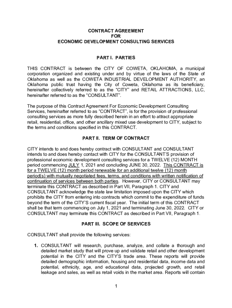 Fillable Online cityofcoweta-ok.govAgendaCenterViewFileCONTRACT ...