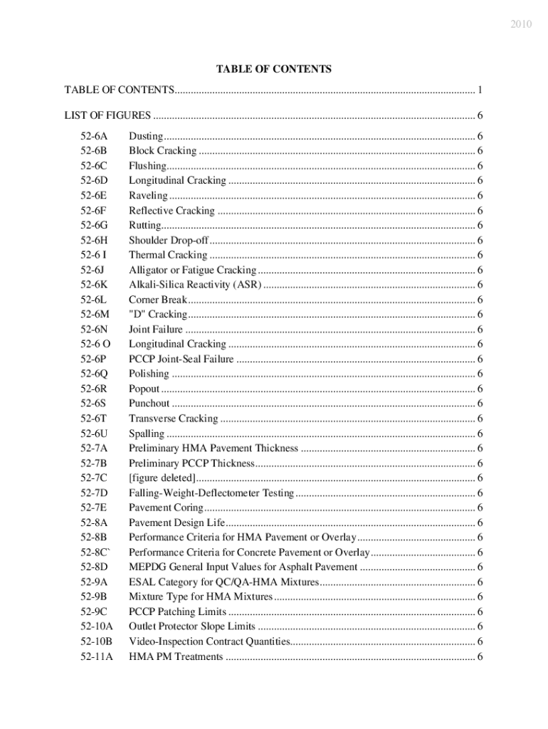 Fillable Online Table of Content - What is a Table of Content ...