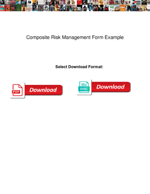 Fillable Online fillableforms.netcomposite-risk-managementComposite ...