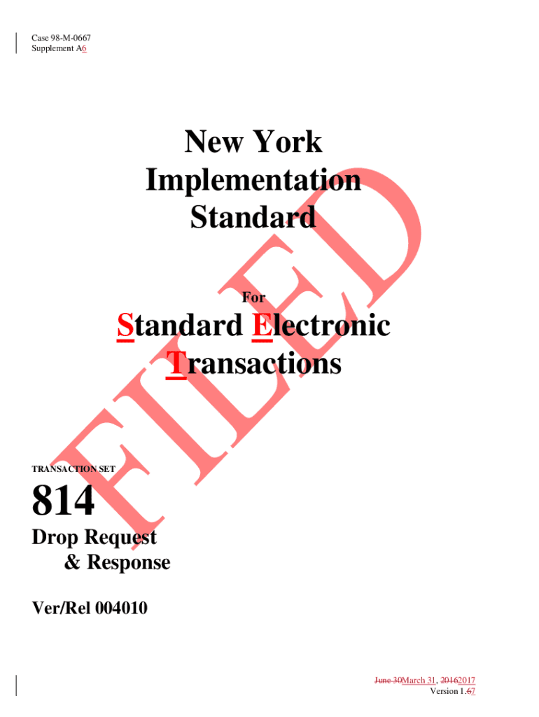 Fillable Online www3 dps ny For Standard Electronic Transactions - New ...