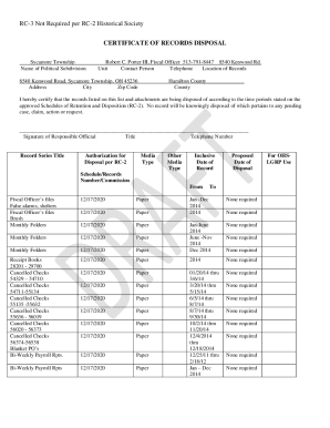 Fillable Online RC-3 Not Required per RC-2 Historical Society ...