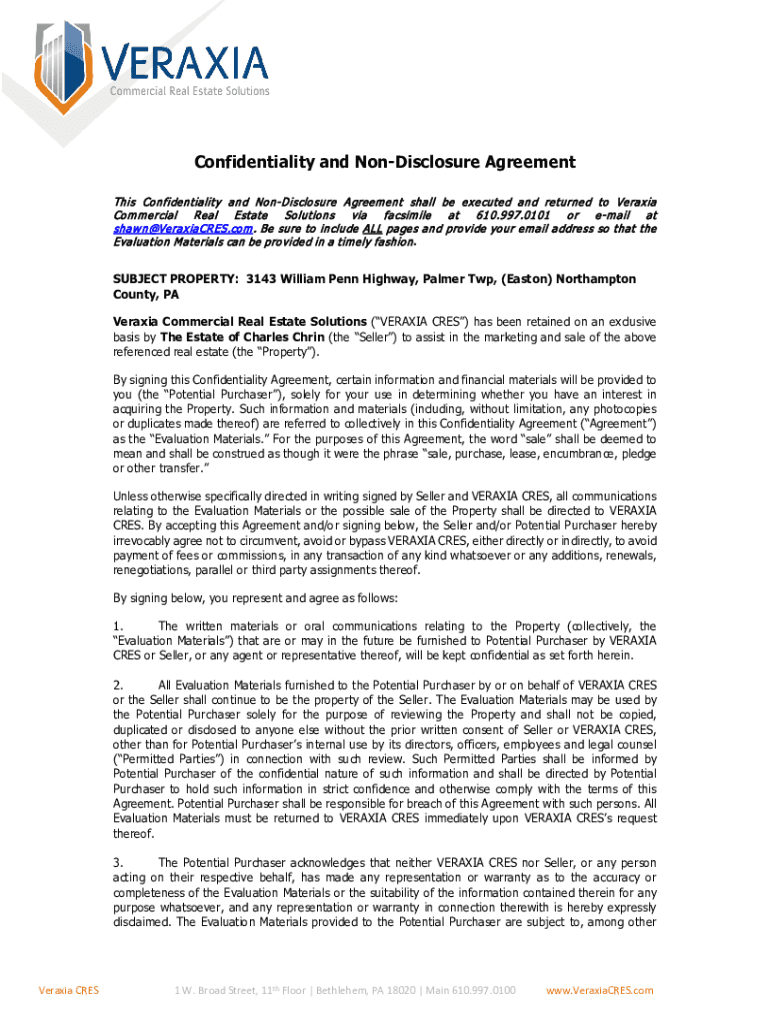 Fillable Online Confidentiality and Non-Disclosure Agreement Sample Clauses - Law Insider Fax ...