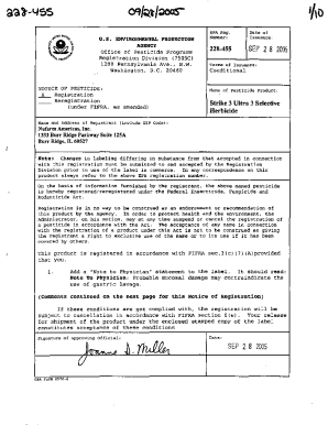 Fillable Online U.S. EPA, Pesticide Product Label, STRIKE 3 ULTRA 3 ...