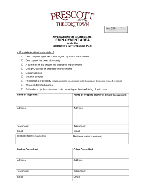 Fillable Online EMPLOYMENT AREA COMMUNITY IMPROVEMENT PLAN (CIP) GUIDE ...
