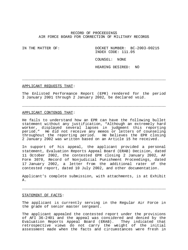 Air Force Board for Correction of Military Records s7 - DocsLib ...