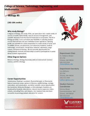 Fillable Online catalog.csupueblo.educollege-of-scienceBiology: Basic Biology Concentration ...