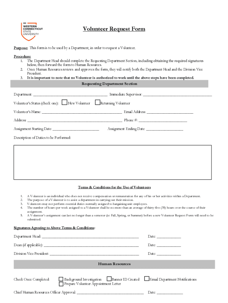 Fillable Online aging.georgia.govformvolunteer-request-formVolunteer ...