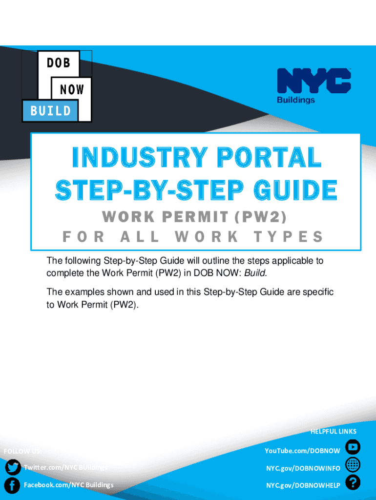 Fillable Online www1.nyc.govassetsbuildingsNEW REQUIREMENTS for PW2 ...