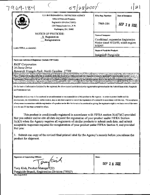 Fillable Online U.S. EPA, Pesticide Product Label, Insignia Fungicide ...