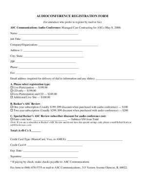 Fillable Online OrthoCoding Registration Form.doc Fax Email Print - pdfFiller