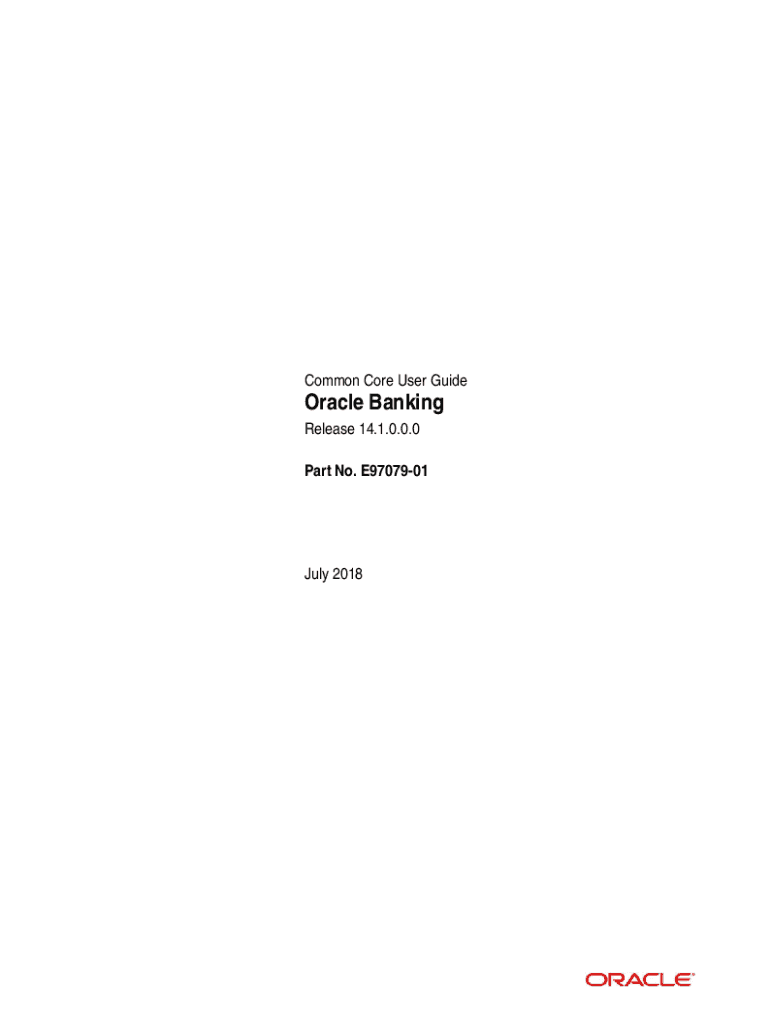 Fillable Online Product Release Note Oracle Banking Credit Facilities ...