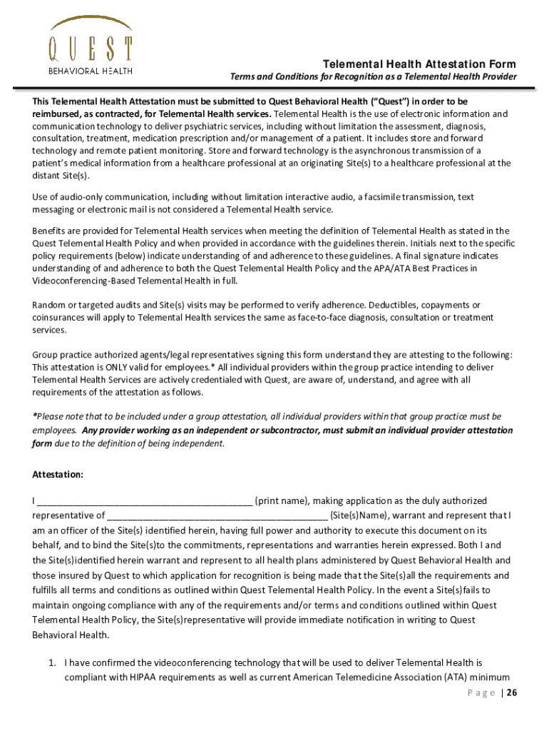 Fillable Online Electronic Payment Options Quest Behavioral Health and ...