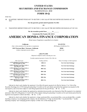 Fillable Online Home - American Honda Finance Corporation Fax Email ...