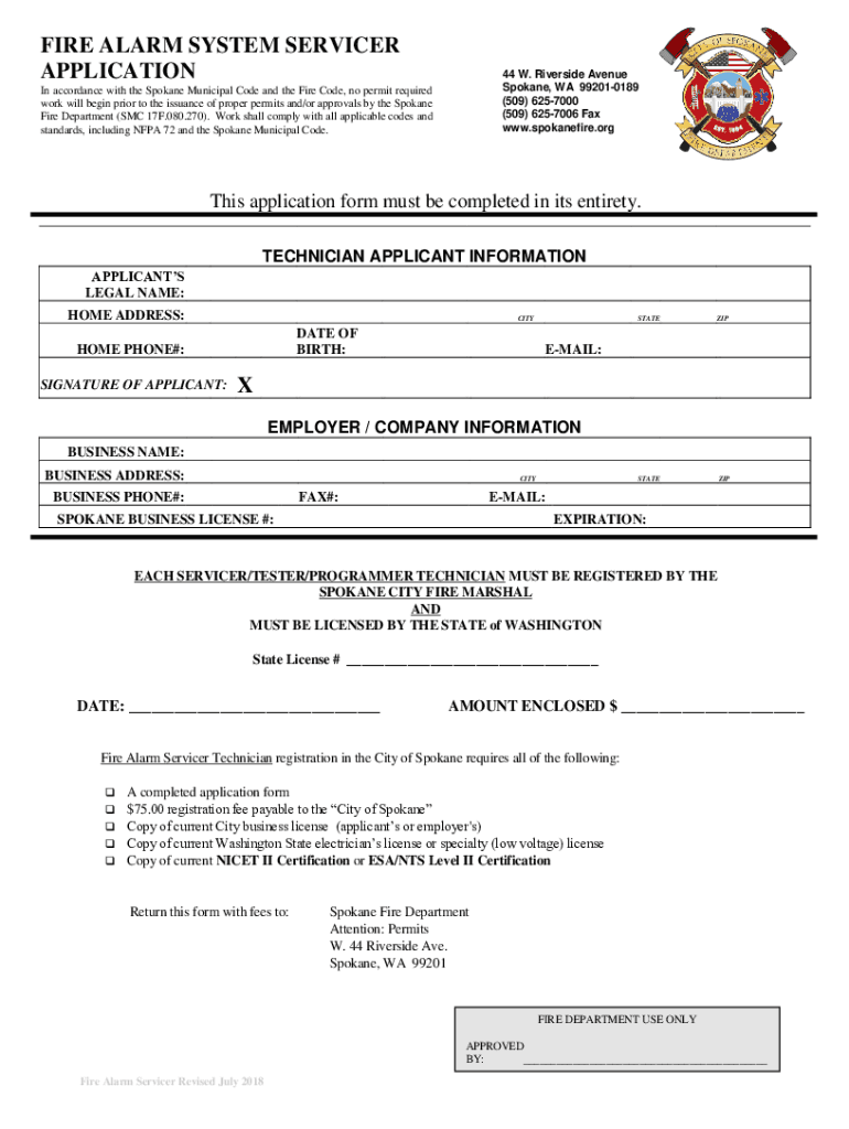 Fillable Online Fire Alarm System Testing-Programming Servicer ...