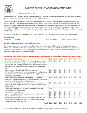 Fillable Online Parent Payments: Policy education.vic.gov.auParent ...
