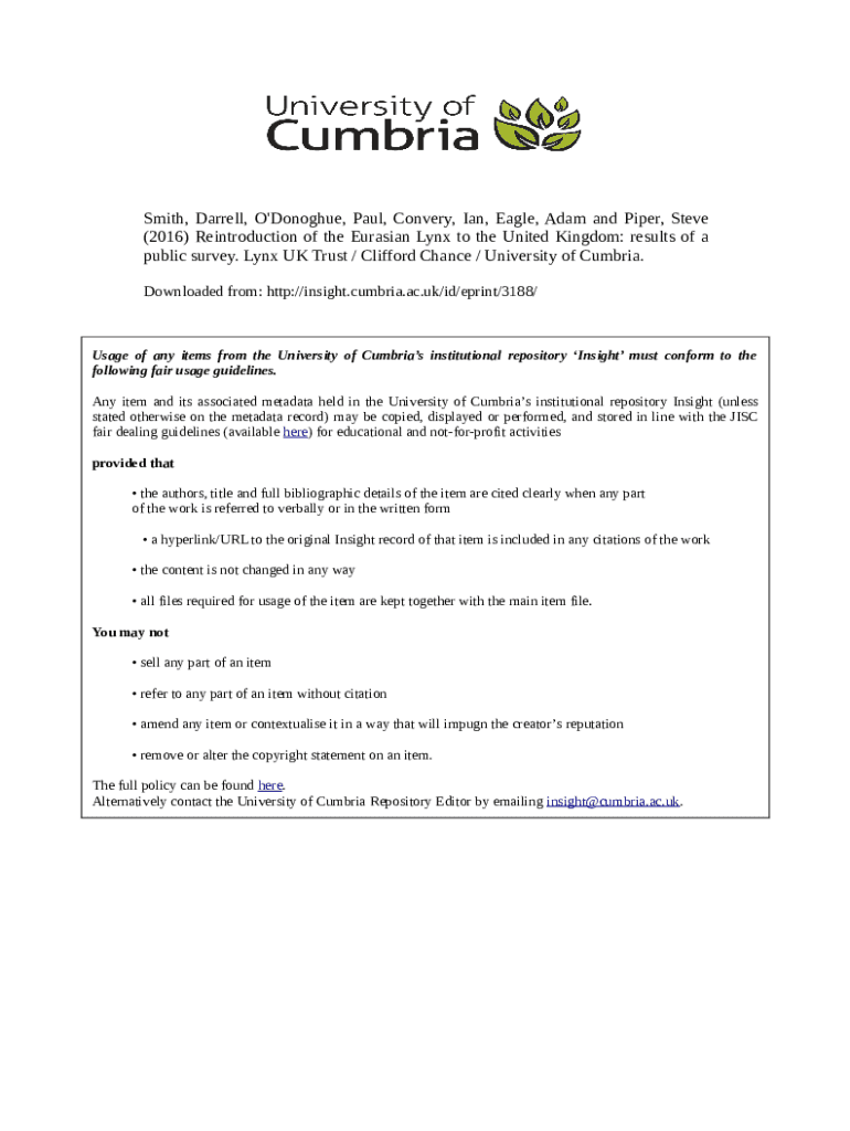 Fillable Online insight cumbria ac Application to Natural England for ...