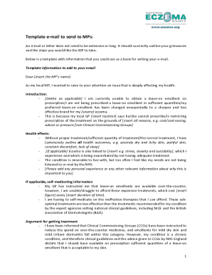 Fillable Online Share Your Letters to MPs (Samples)Canada Immigration ...