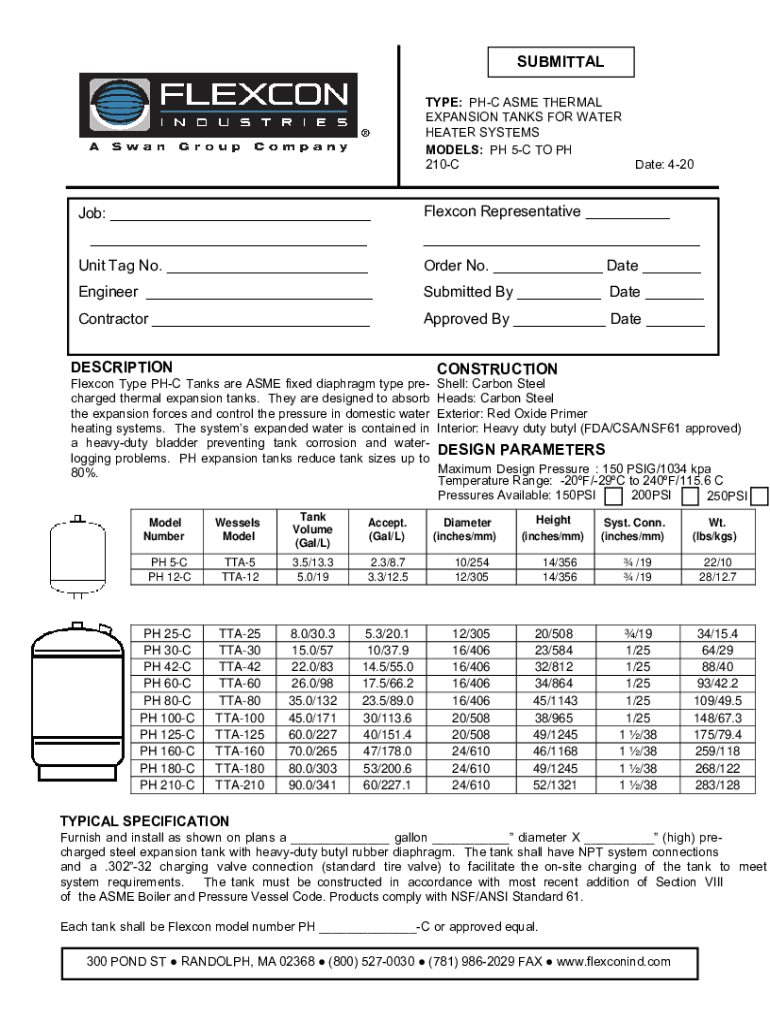 Fillable Online Thermal Expansion Tanks: When is the ASME Label ...