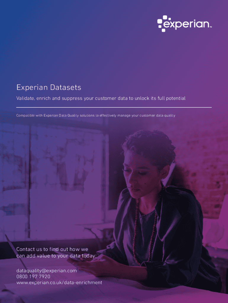 Fillable Online Data Validation Service Contact Data Validationexperian Fax Email Print