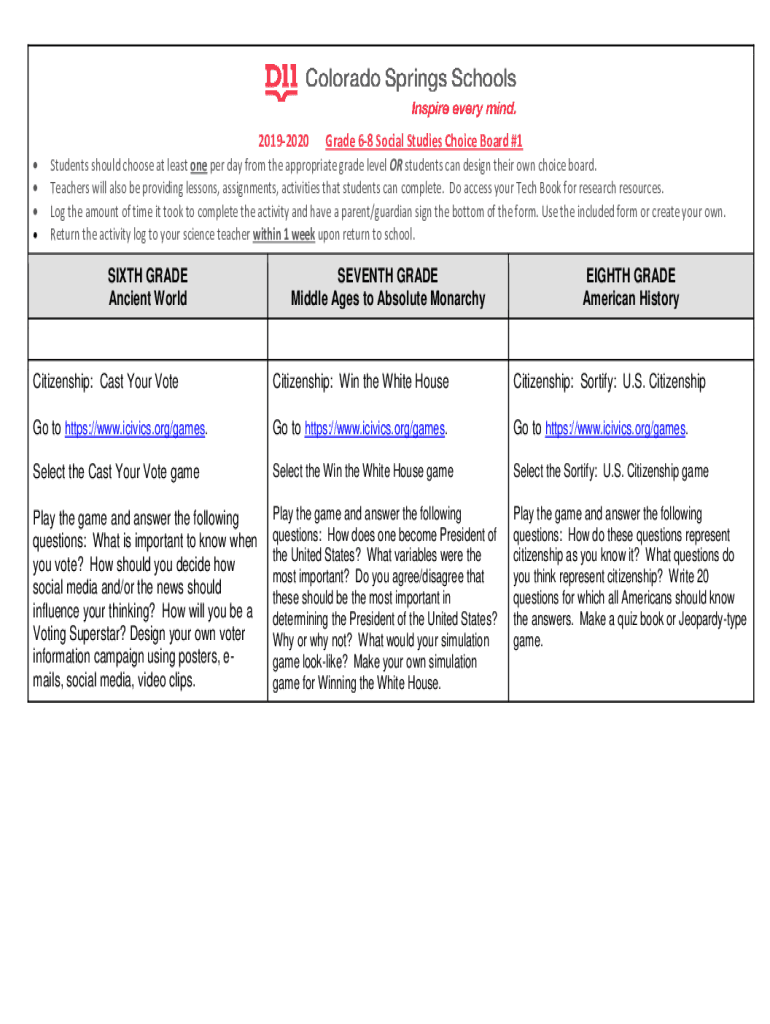 Fillable Online National Curriculum Standards for Social Studies ...