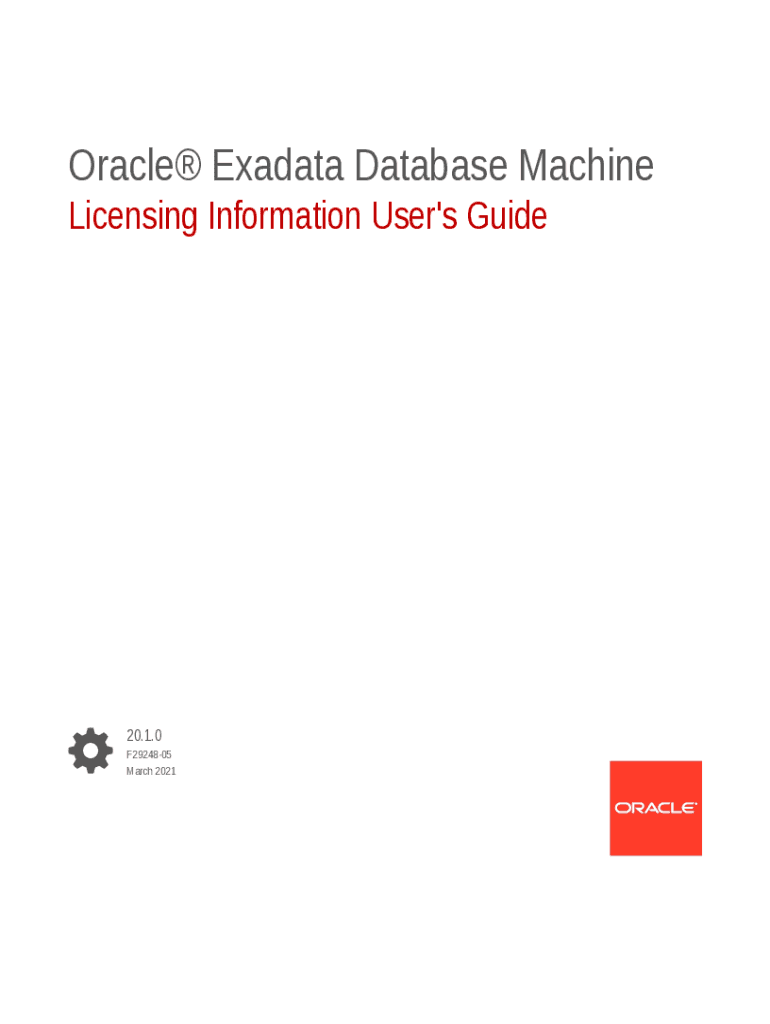 Fillable Online Introduction to Oracle Exadata Database Machine and Oracle Exadata ... Fax Email ...