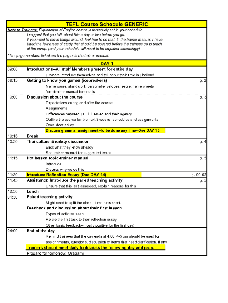 Fillable Online What is TEFL and What is TEFL Certification ...