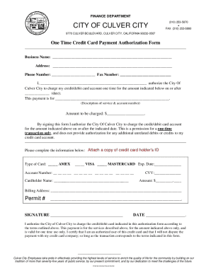 Fillable Online The Municipal Code of the City of Culver City ...