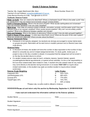 Fillable Online 5th Grade Science. Mississippi College & Career ...