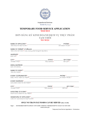 Fillable Online How to get a food service permitBoston.gov Fax Email ...