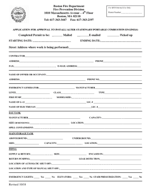 Fillable Online Fire Department phone numbers and locationsBoston.gov ...