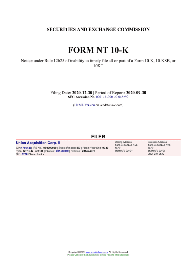Fillable Online Fillable Online Notice Under Exchange Act Rule 12b-25 ...