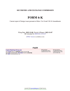 Fillable Online Lloyds Banking Group plc Form 6-K Current Event Report ... Fax Email Print ...