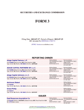 Fillable Online Adage Capital Partners, L.P. Form 3 Filed 2022-07-27. Accession Number Fax Email ...