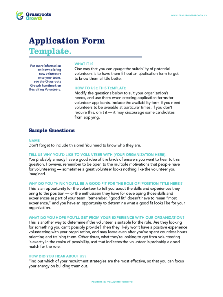 Fillable Online Application Form - Template .indd Fax Email Print - pdfFiller