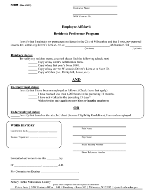 Fillable Online city milwaukee city.milwaukee ...