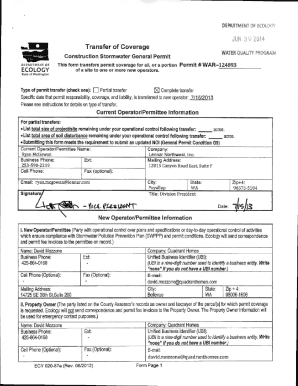 Fillable Online ecology.wa.govWater-Quality-general-permitsWater ...